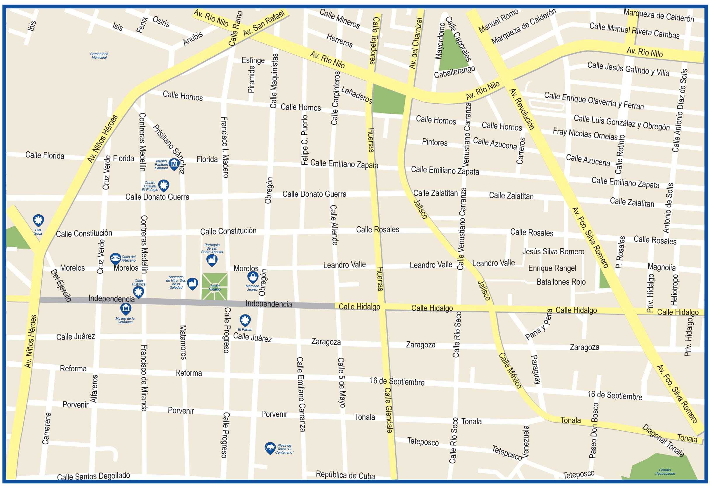 Mapas de Tlaquepaque