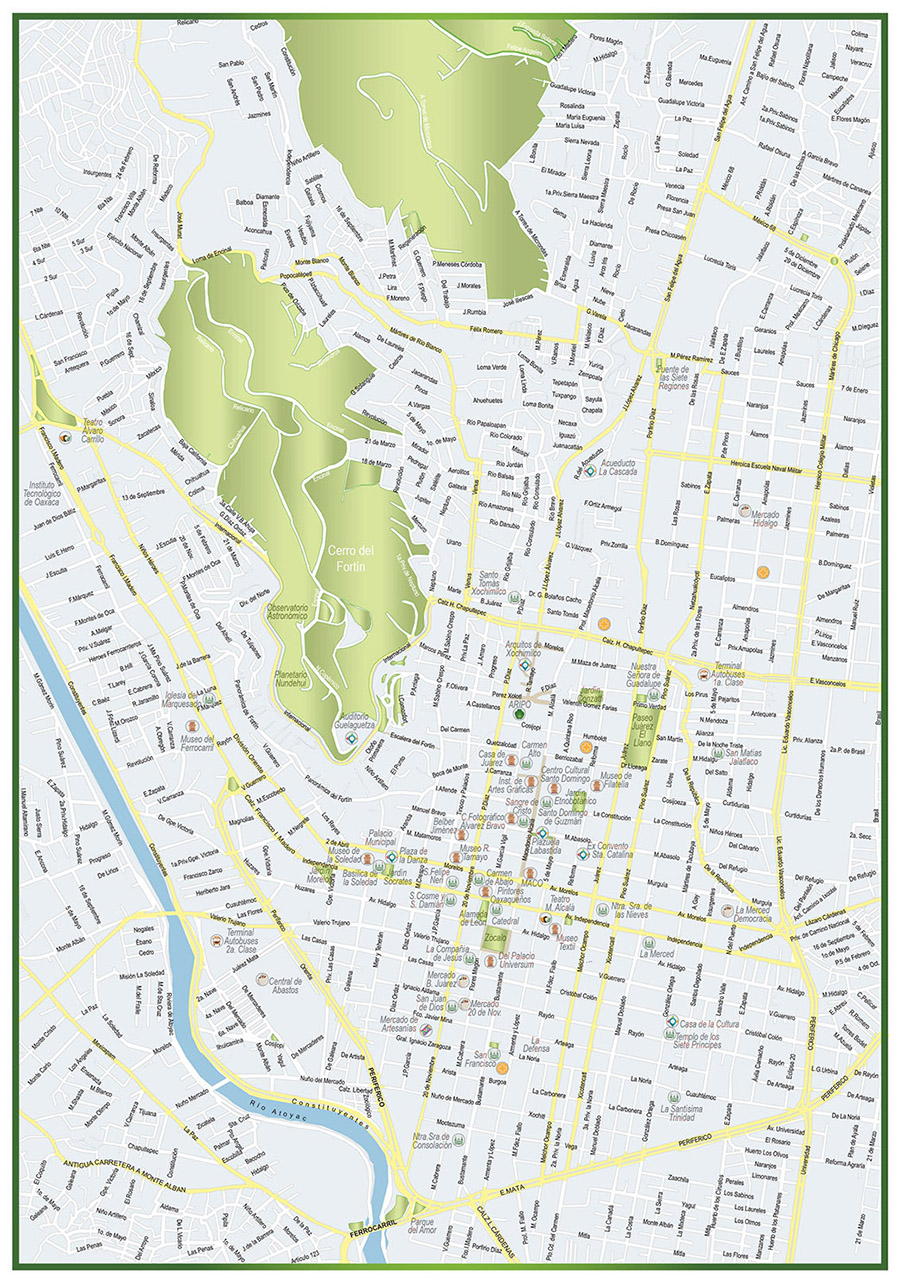 Mapas de Oaxaca - Destinos México